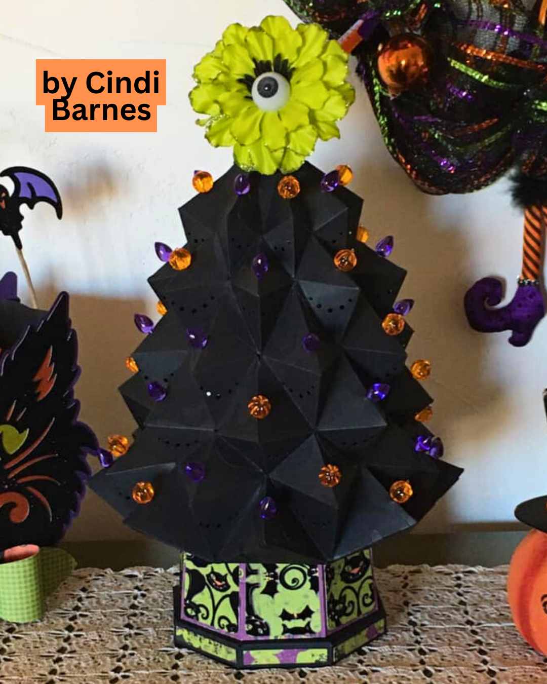 Make a Paper Halloween Tree with your Cutting Machine | SVGCuts Blog